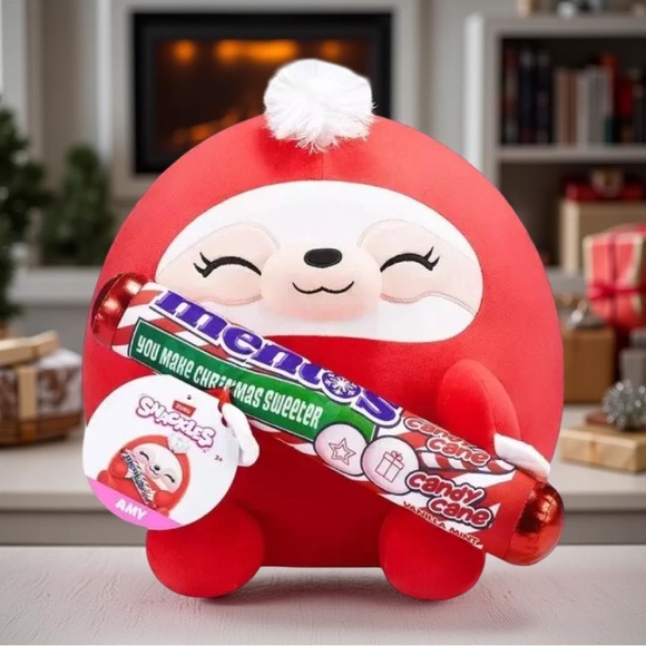 Zuru | Toys | Nwt Snackles Mentos Candy Cane Sloth Super Sized 4 Plush ...